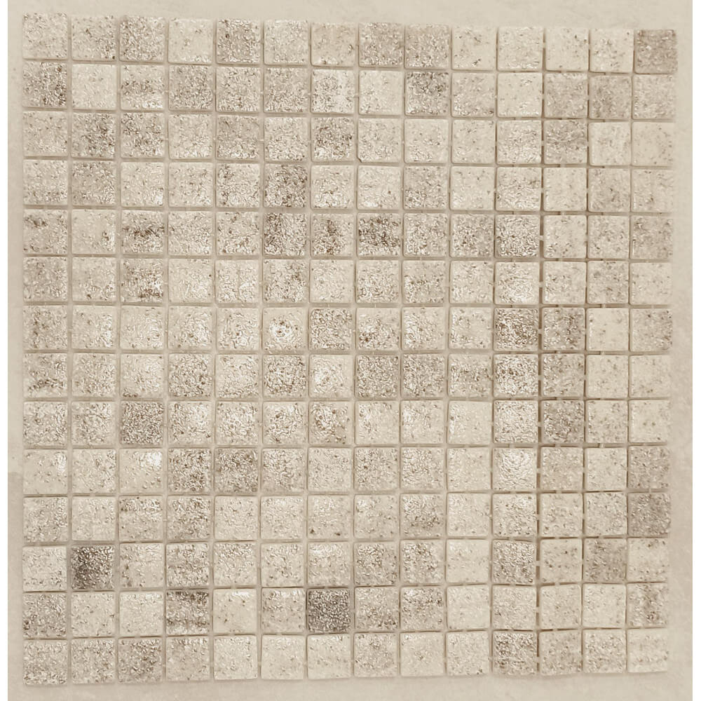 Mosaïque en émaux de verre Color gris 2.5x2.5 cm - Carrelage Market