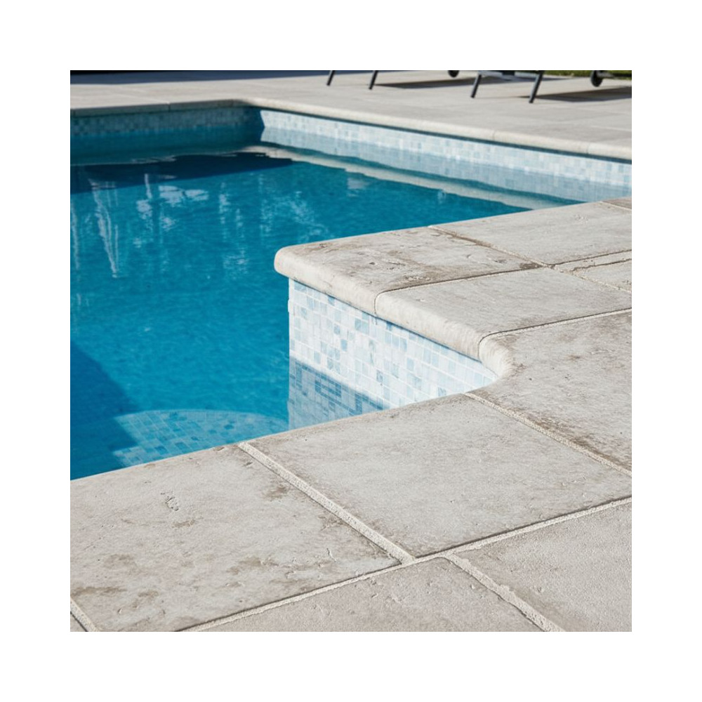 Angle sortant Riviera pierre naturelle reconstituée - 35x35x3cm ...