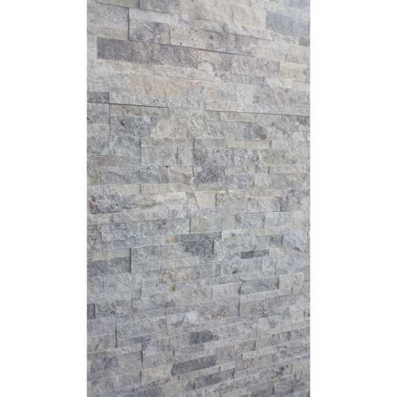 Plaquette de parement Travertin Silver - Carrelage Market